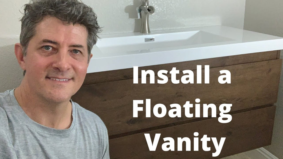 Install a Floating Vanity by Mike Klimek (5 months ago) – Garmur Design