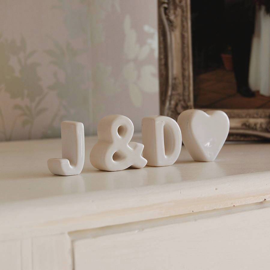 Fresh Decorative Standing Letters – Garmur Design